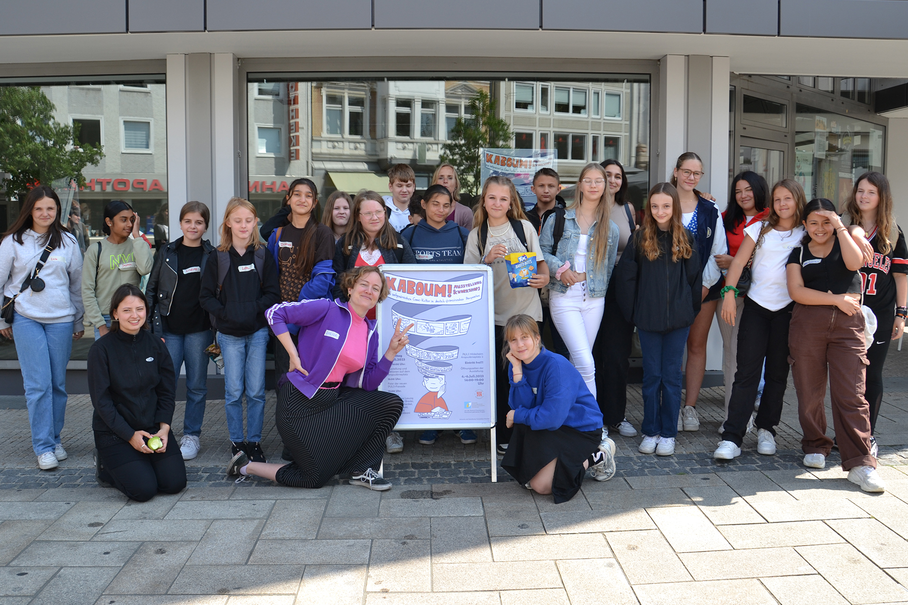 Comic-Kultur verbindet: Schüler des Französisch-Kurses der Realschule Lehrte besuchen Workshop ...